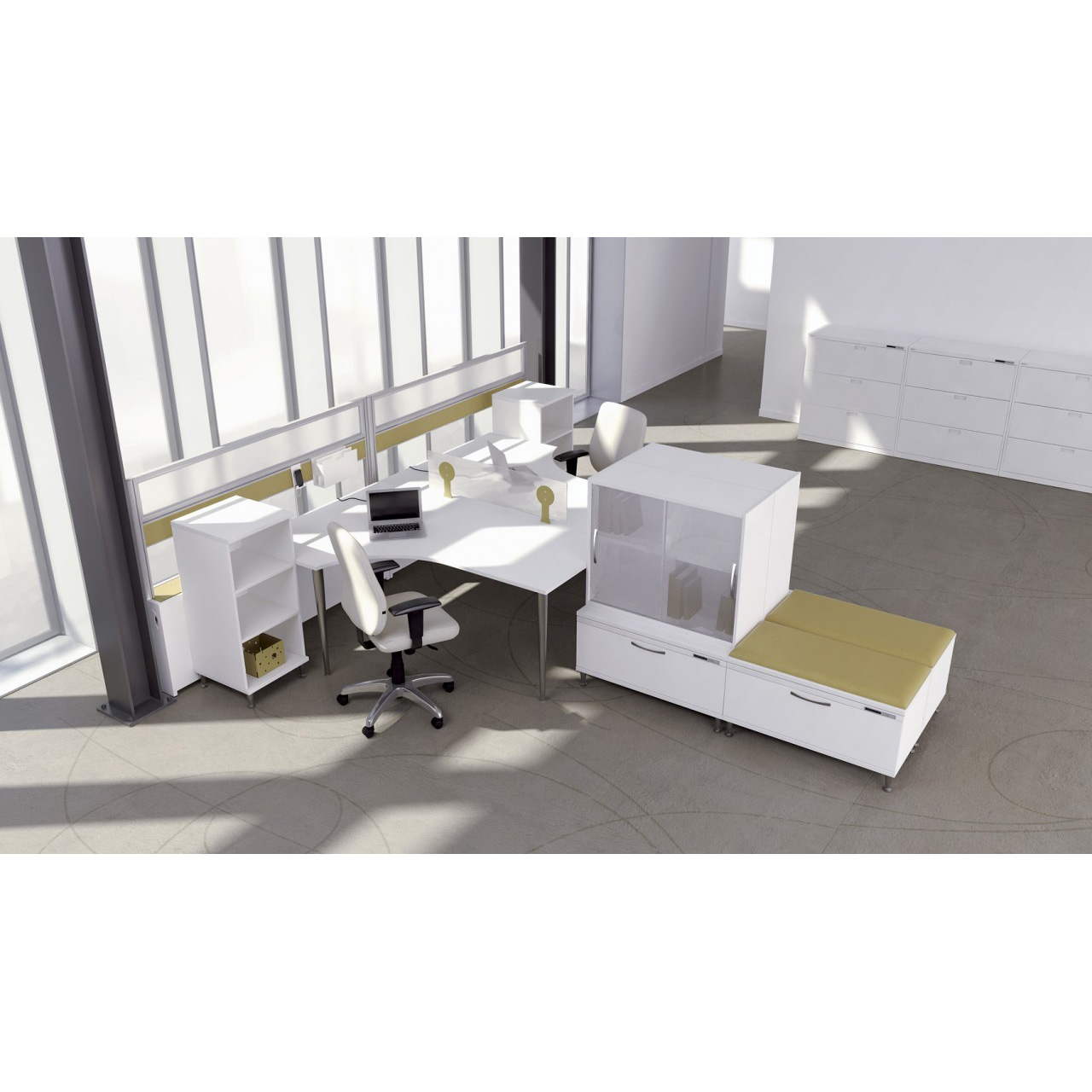 Artopex Air Line: Ergonomic Open Plan Worstations